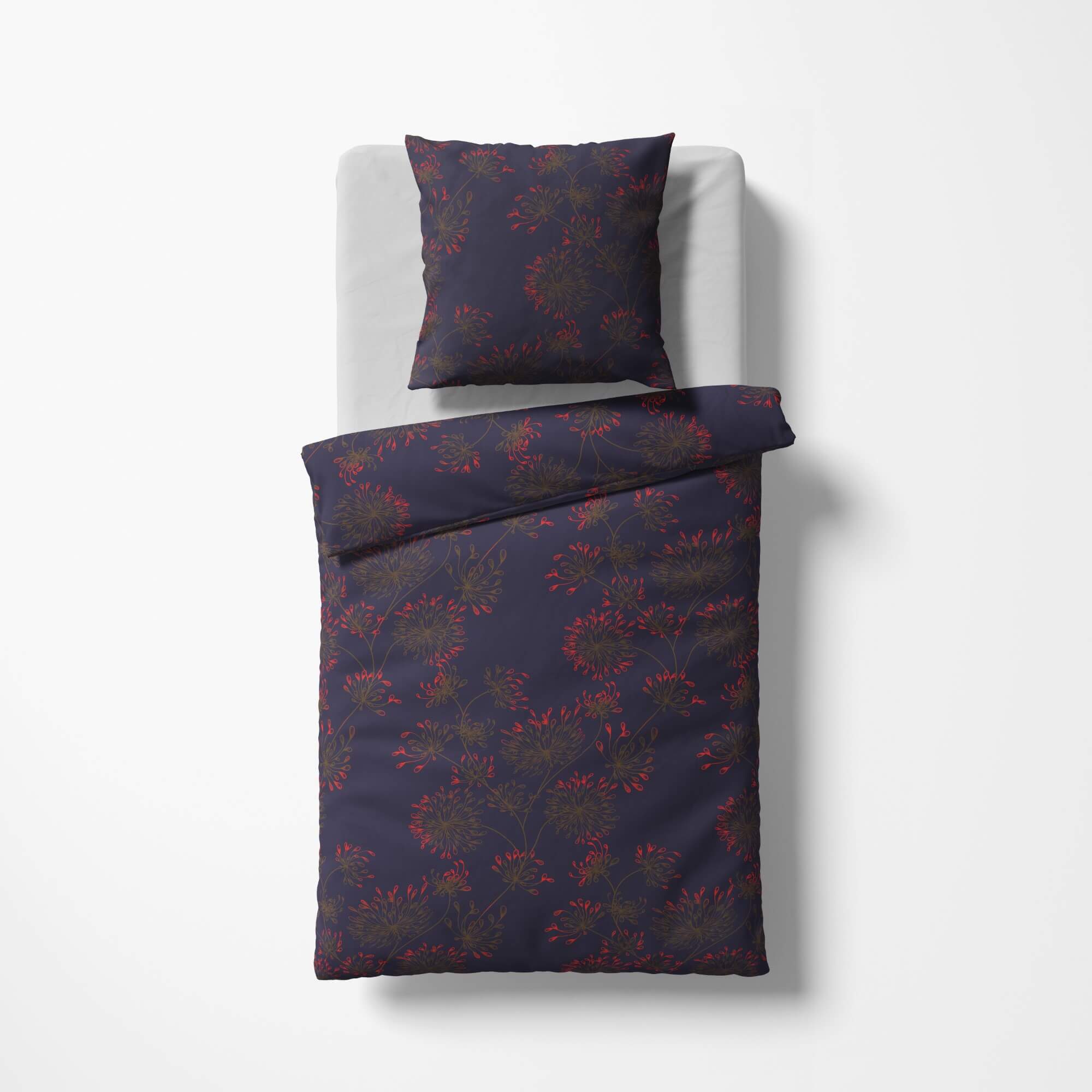 Black Premium Interlock Jersey Bed Linen - North-Diamond