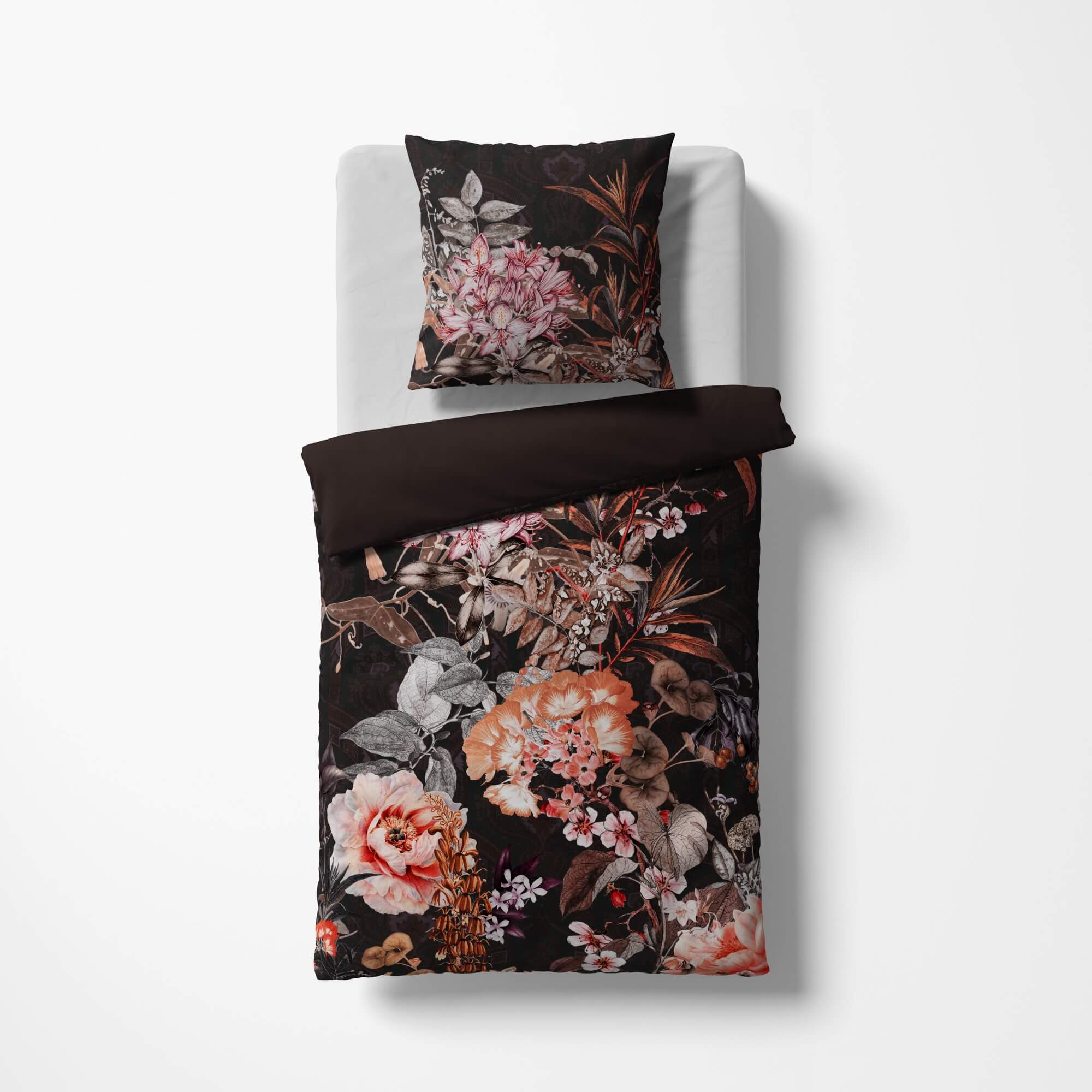 Black Premium Interlock Jersey Bed Linen - North-Diamond